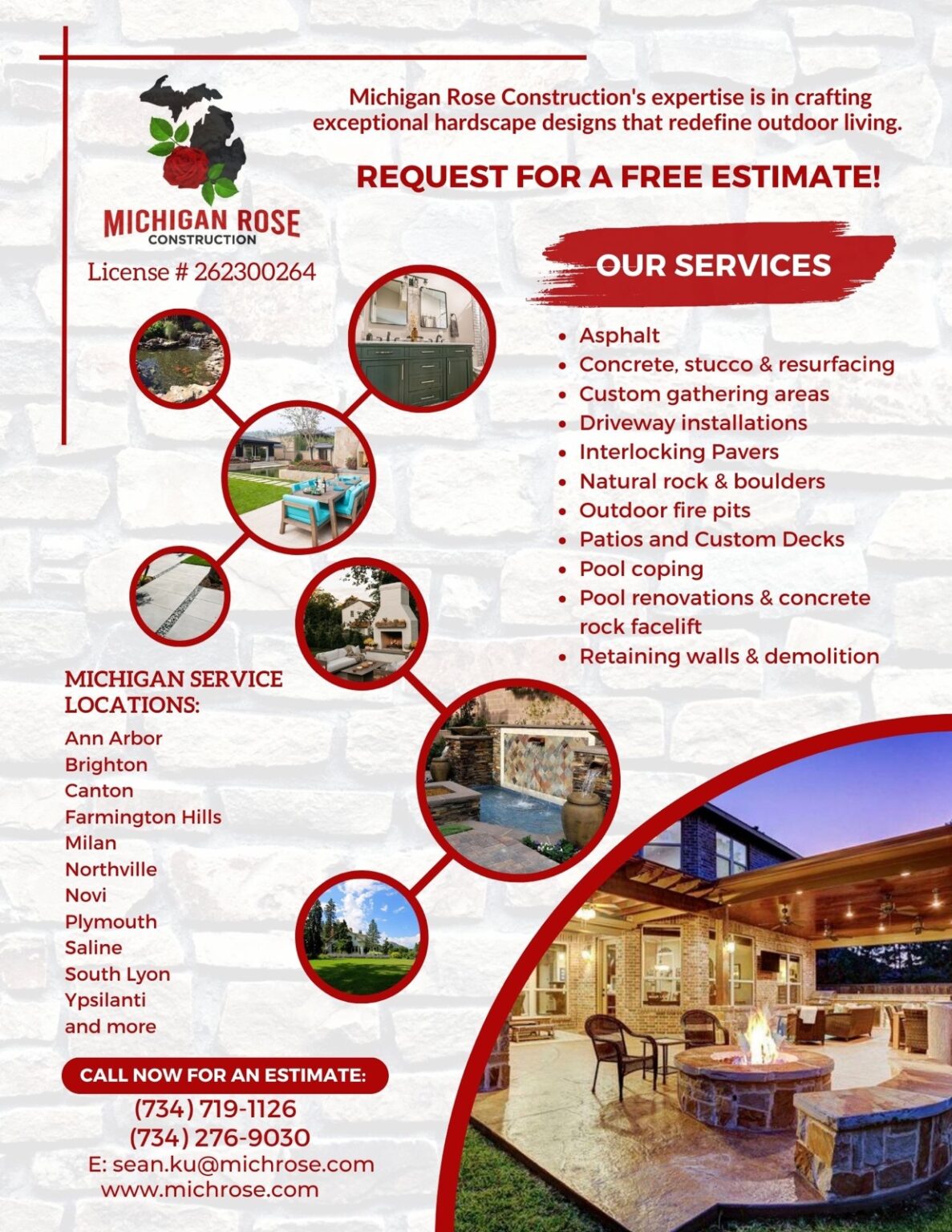 Saline Home Remodeling & Outdoor Construction | Michigan Rose